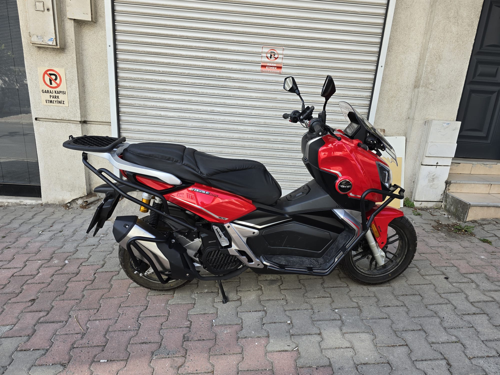 rks reale 125 motorsiklet koruma demiri dayanıklı ve uyumlu güvenli sürüş